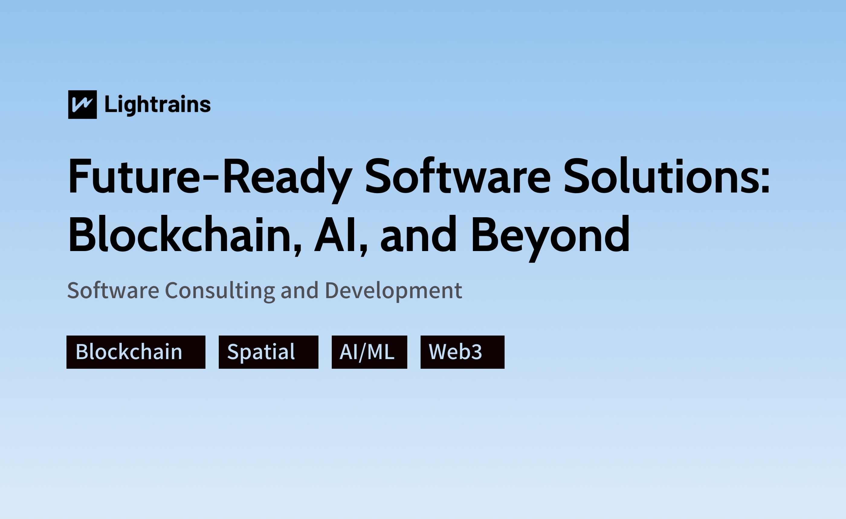 A Blockchain, AI, and Advanced Software Solutions Company based out of India with headquarter in ...